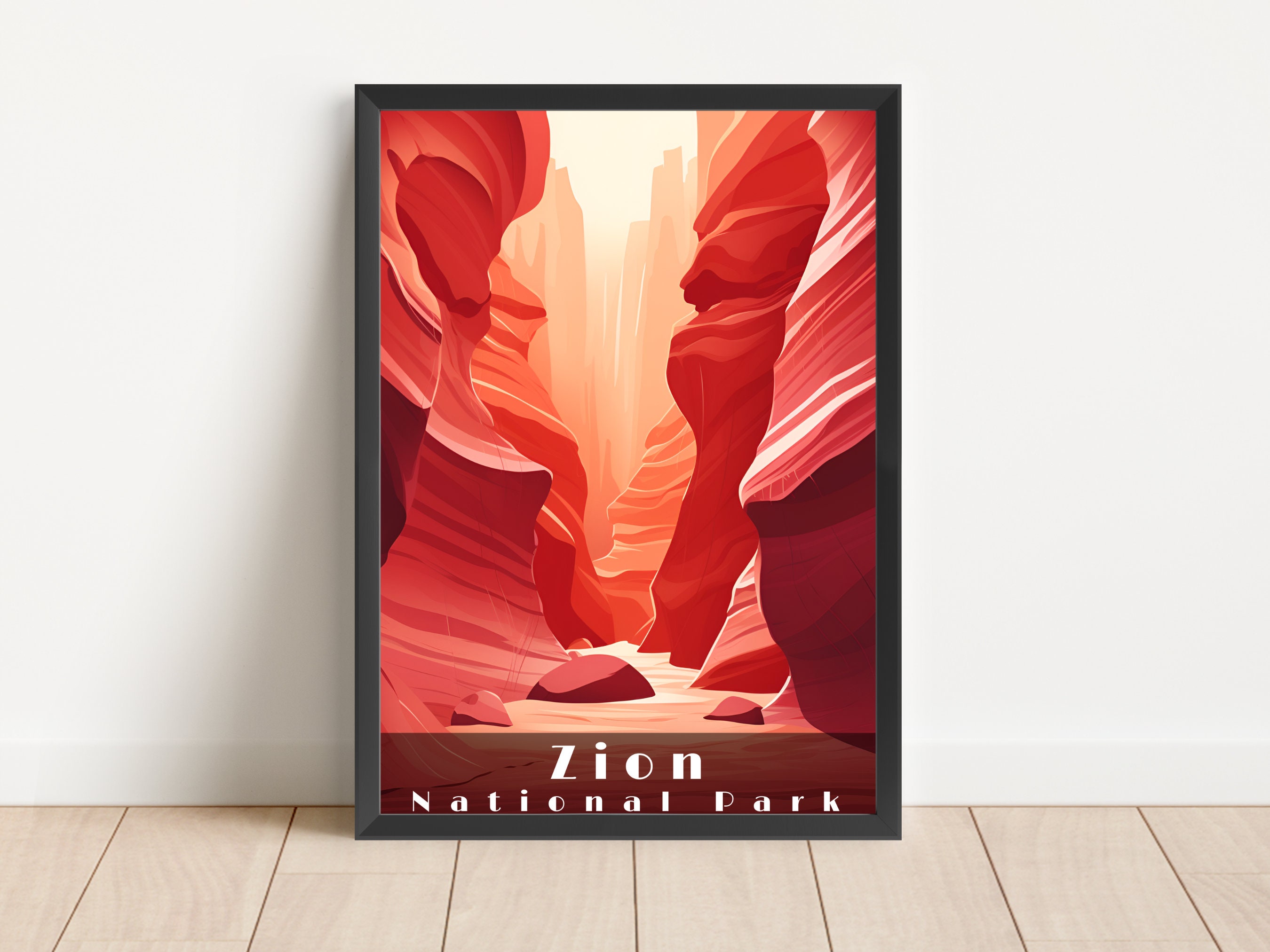 Utah National Parks Poster Set: Zion, Arches, Bryce (digital Download ...