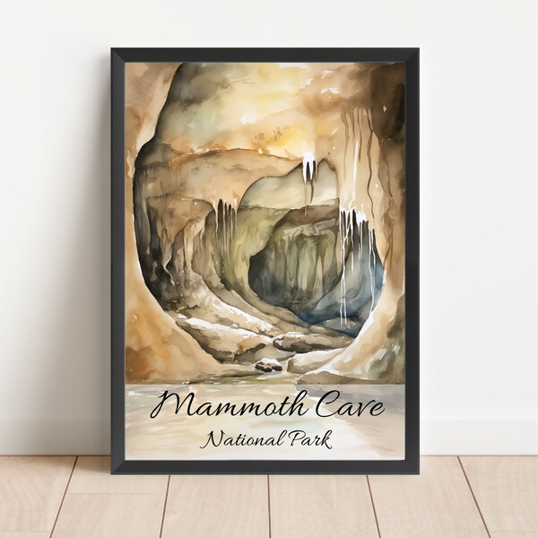 Cave Digital Painting - Etsy