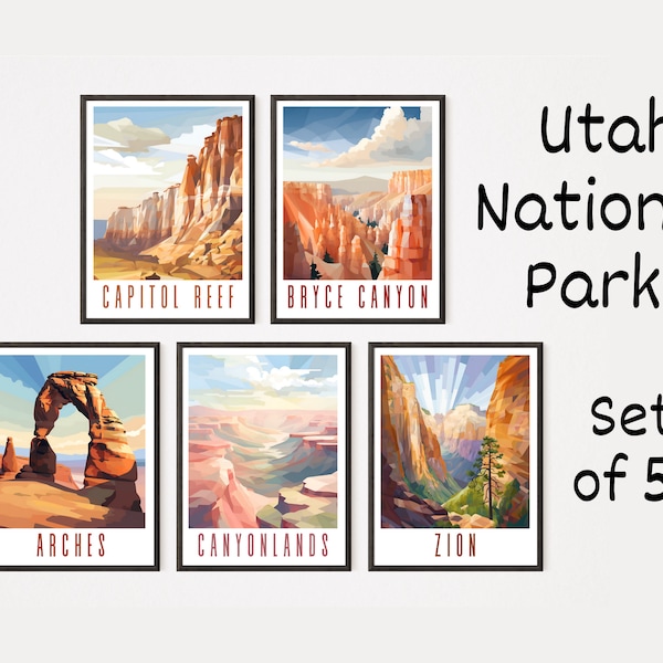 National Park Poster - Etsy