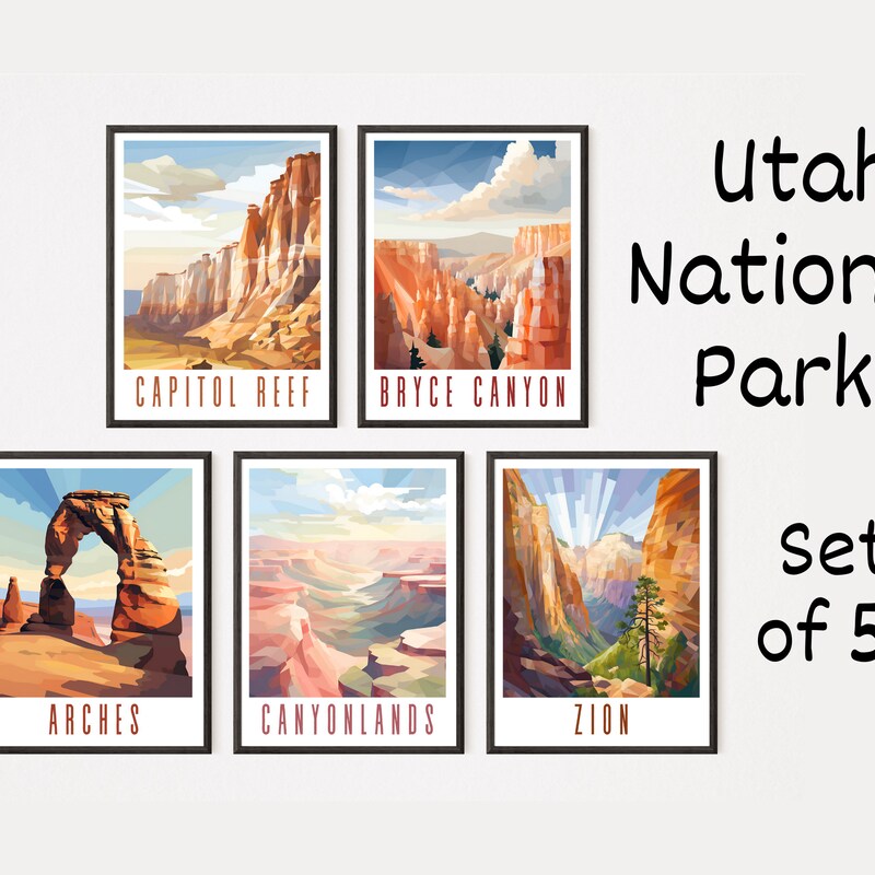 Utah National Parks - Etsy