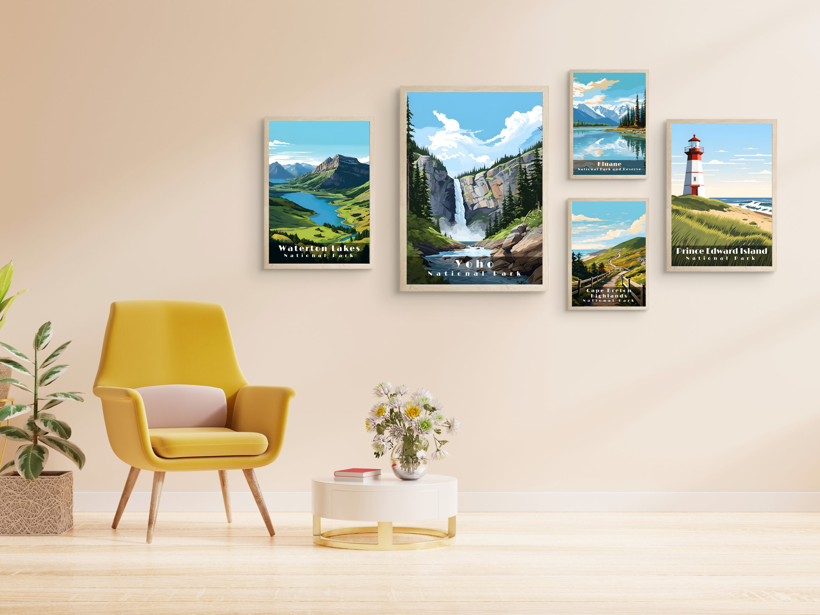 Canadian National Park Poster Set of 48 Vintage Retro Posters Parks ...