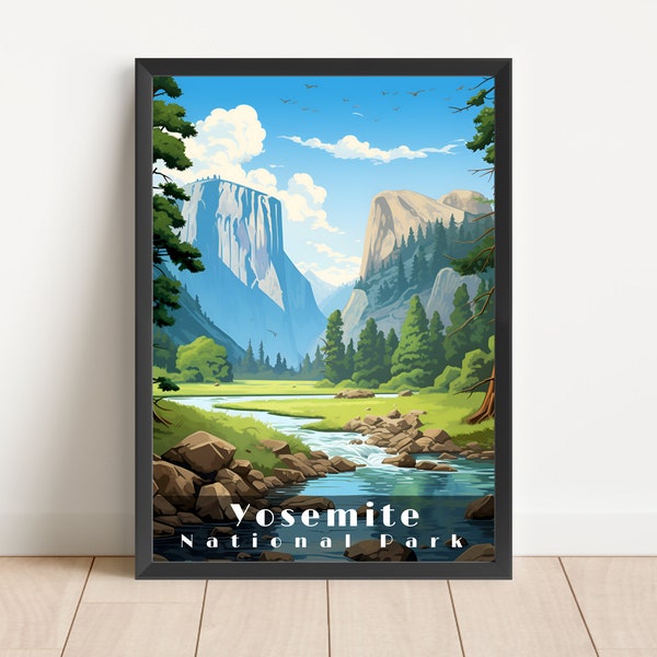 Yosemite Poster - Etsy