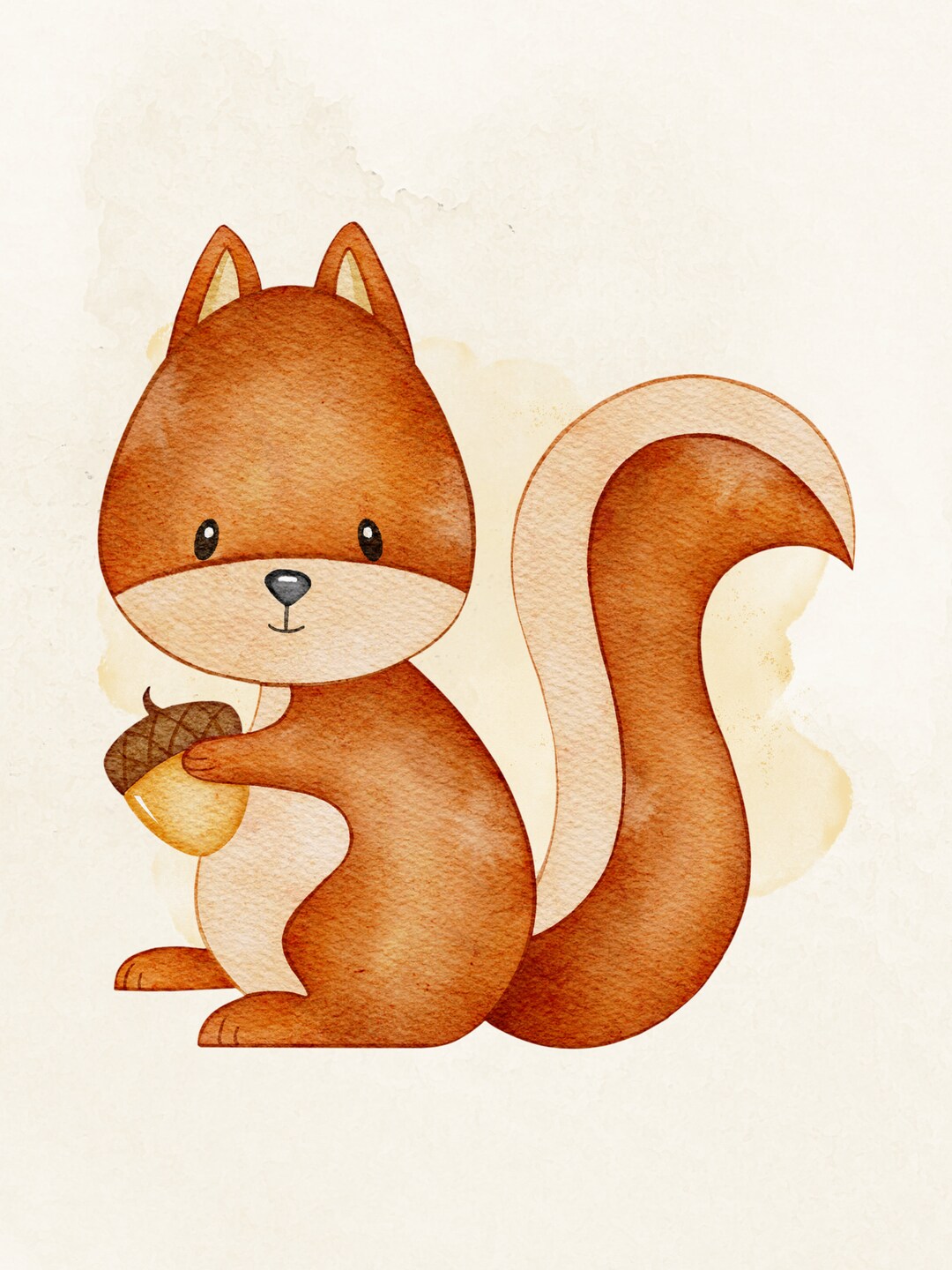 Woodland Animals Owl, Fox Squirrel Prints for Baby's Room - Etsy