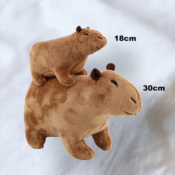 Stuffed Capybara Plush - Etsy