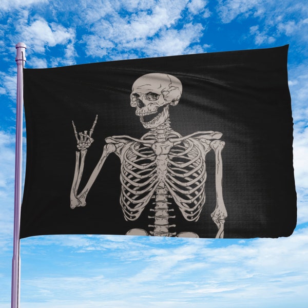 Skeleton Flag - Etsy