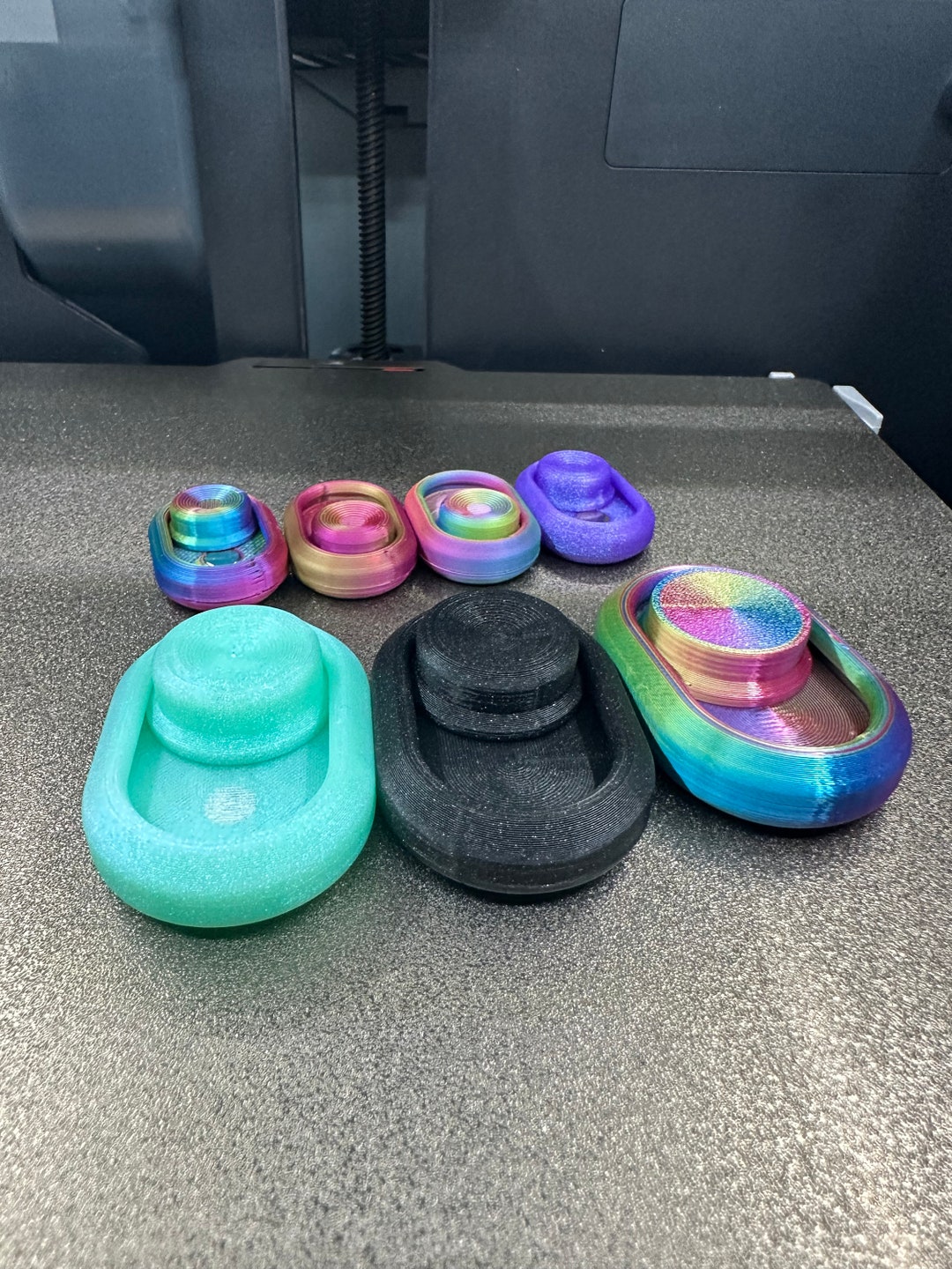 Mega Fidgets EDC Haptic Slider Multi-color Gradient Loud Click - Etsy