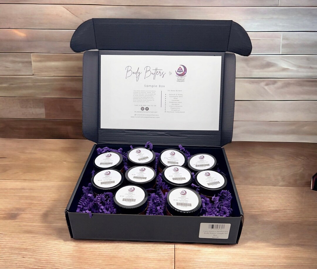 Body Butters Sample Box - Etsy