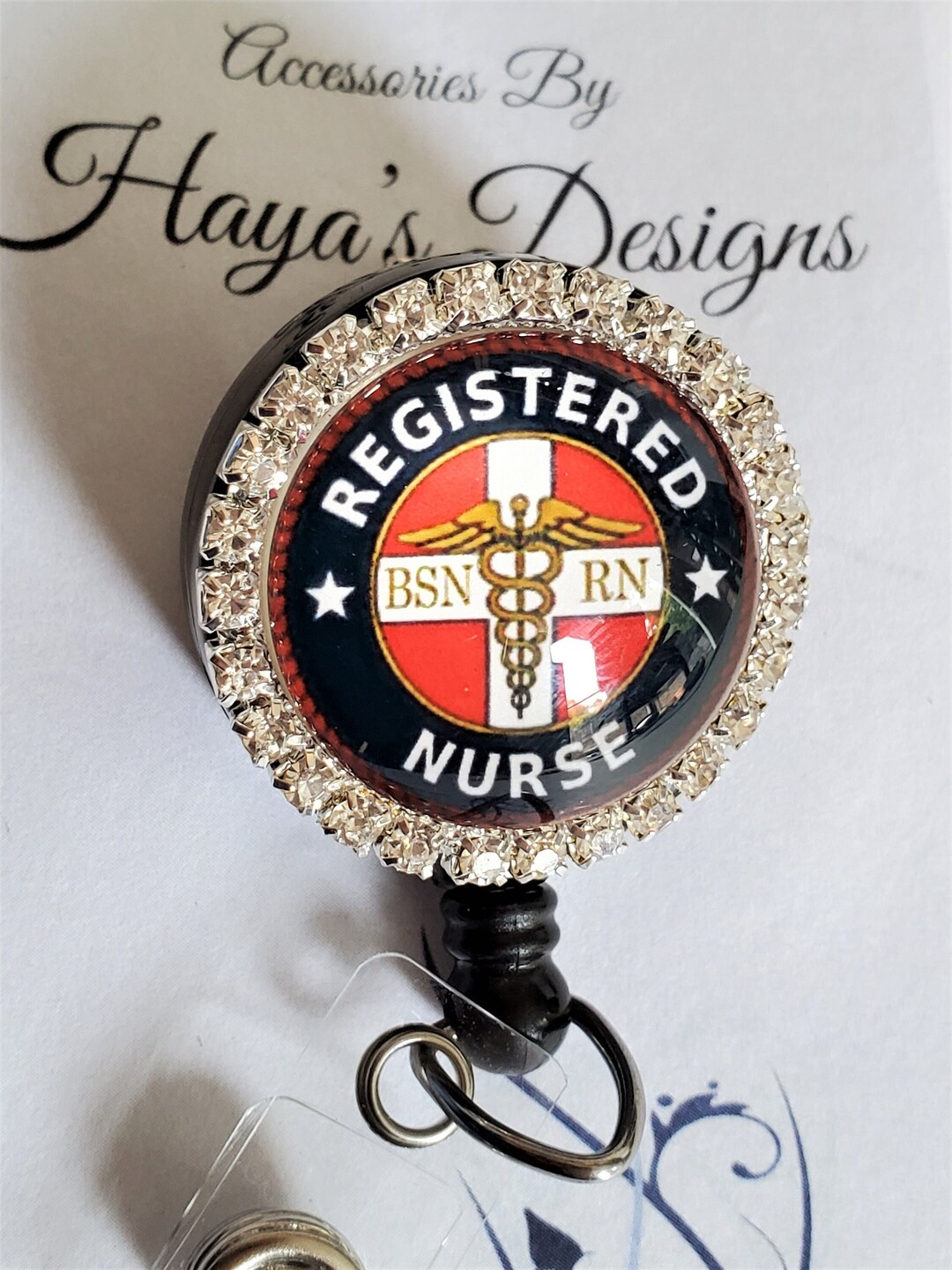 BSN-RN Badge Reel Gift Nurse Gift ID Badge Registered Nurse Badge Reels ...