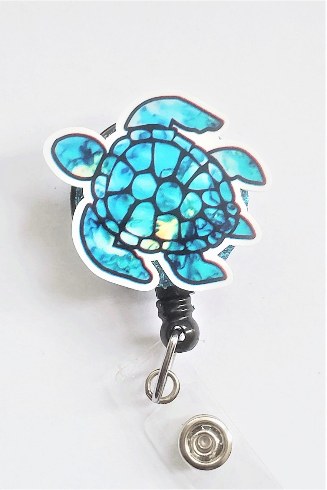 Sea Turtle Badge Reel | Gift | Teacher Gift | ID Badge Reels ...