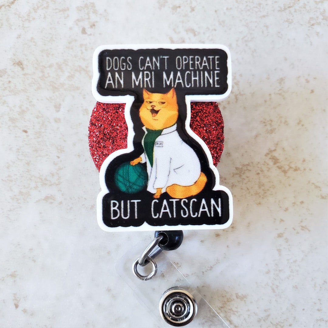 X-ray Tech Humor Badge Reel ID Badge Breakaway Lanyard Badge Reel Badge ...