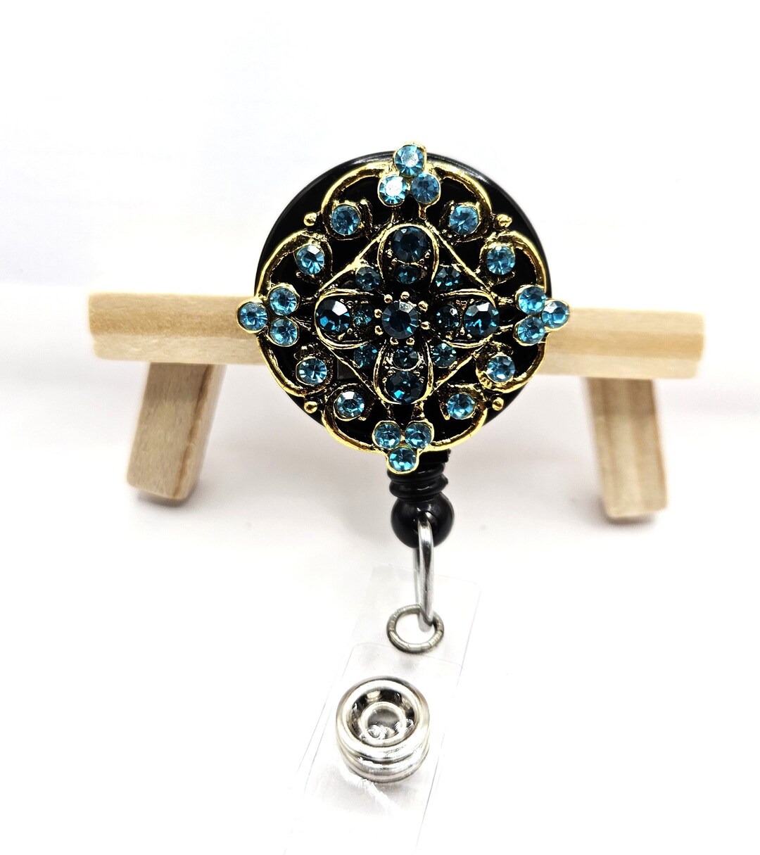 Crystal Badge Reel | Gift | Nurse | ID Badge | Teacher | Badge Reels ...