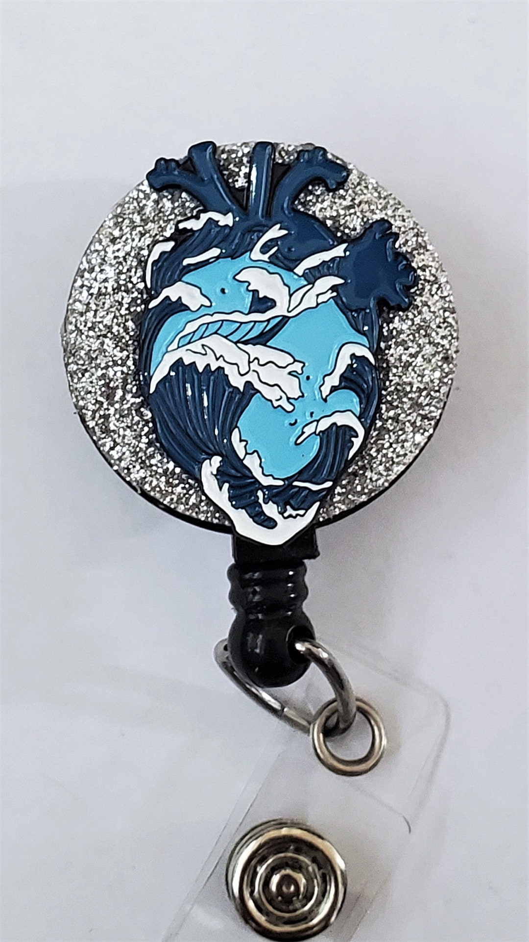 Anatomical Heart Badge Reel | Gift | Cardiology Badge | ID Badge ...