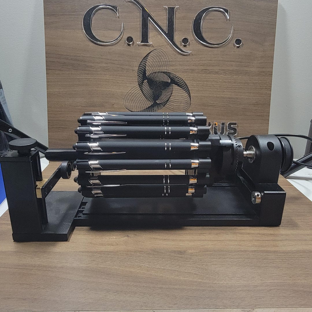 16 Pencil and Pen RA2 Rotary Jig Xtool F1 Laser Engraver STL Instant ...