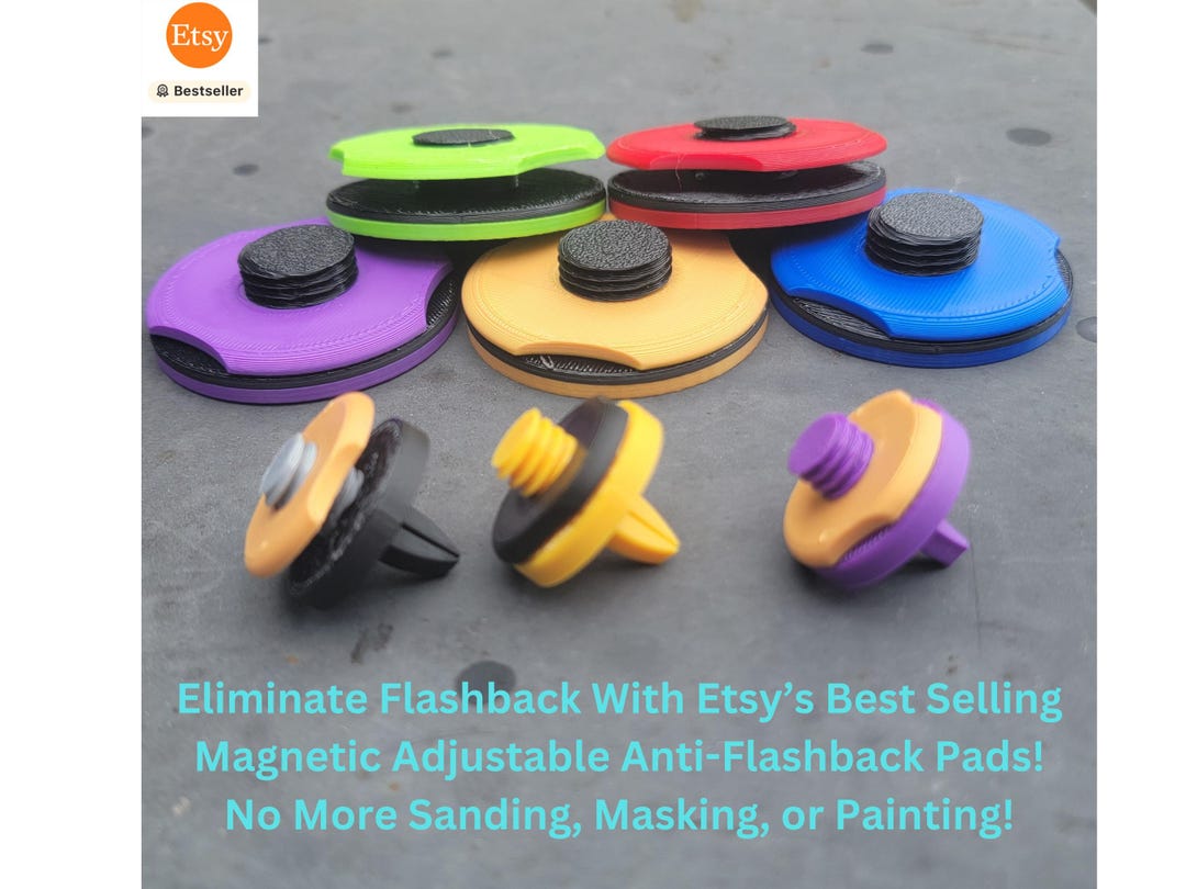 Anti-flashback Magnetic Standoff Mod Adjustable Suitable for ANY Laser ...