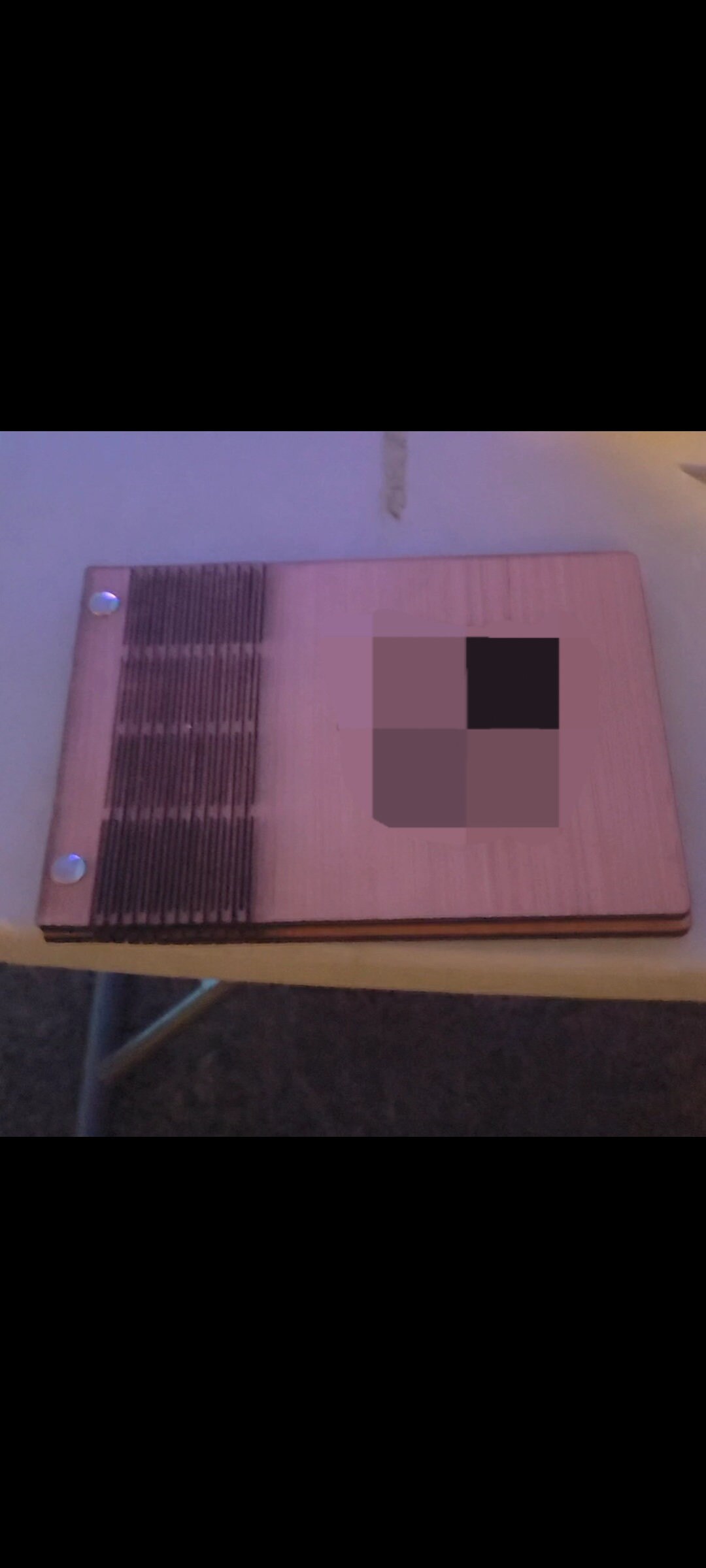 Living Hinge Notebook DXF With 6mm Diameter Chicago Screw Holes - Etsy