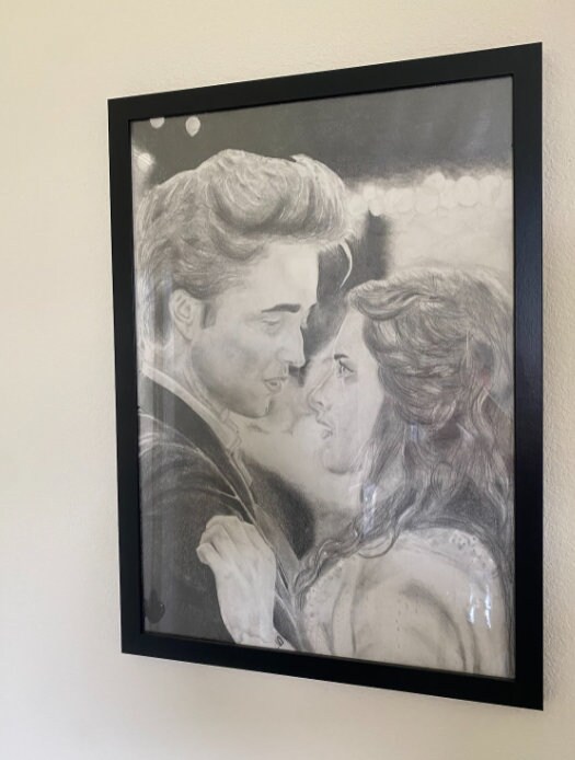 Twilight, Bella and Edward, Pencil Drawing. - Etsy