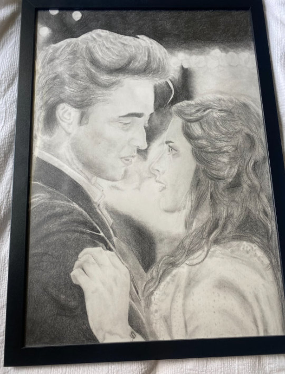Twilight, Bella and Edward, Pencil Drawing. - Etsy