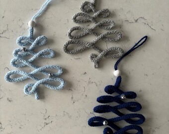 Wire Art Christmas Tree Decoration - Etsy UK