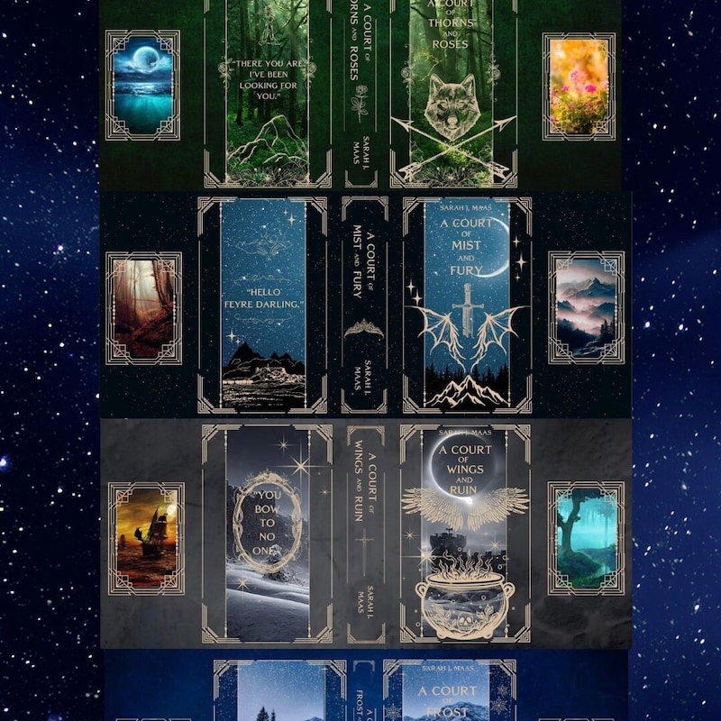 Dust Jacket Acotar - Etsy