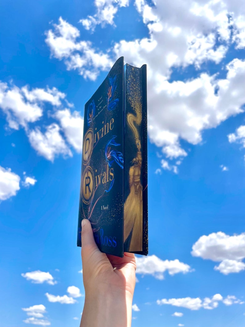 Divine Rivals Hand Painted Fore Edge Book With Metallic - Etsy