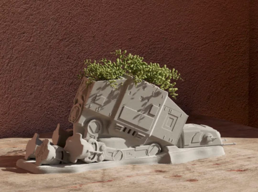 T-AT - Star Wars Pot Plant-stl FILE - Etsy