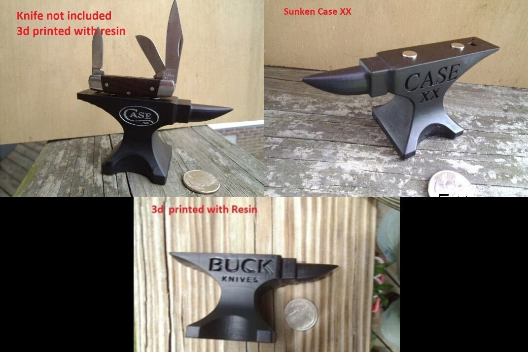 Case XX , Case XX Sunken or BUCK Anvil Knife Display W/ 2 Magnets to ...