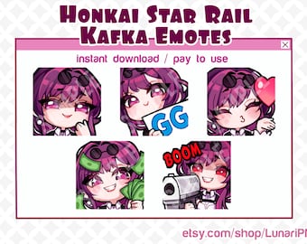 Honkai Star Rail Kafka Emote - Etsy