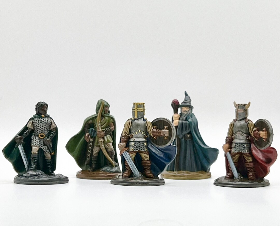 Hand Painted 28mm Scale Adventurer Group Miniatures for Role Playing ...