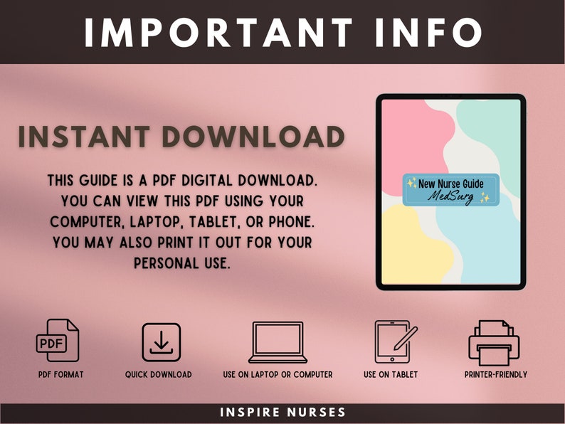 New Grad Nurse Guide, Nursing Notes, Nurse Notes, Medsurg Nurse ...