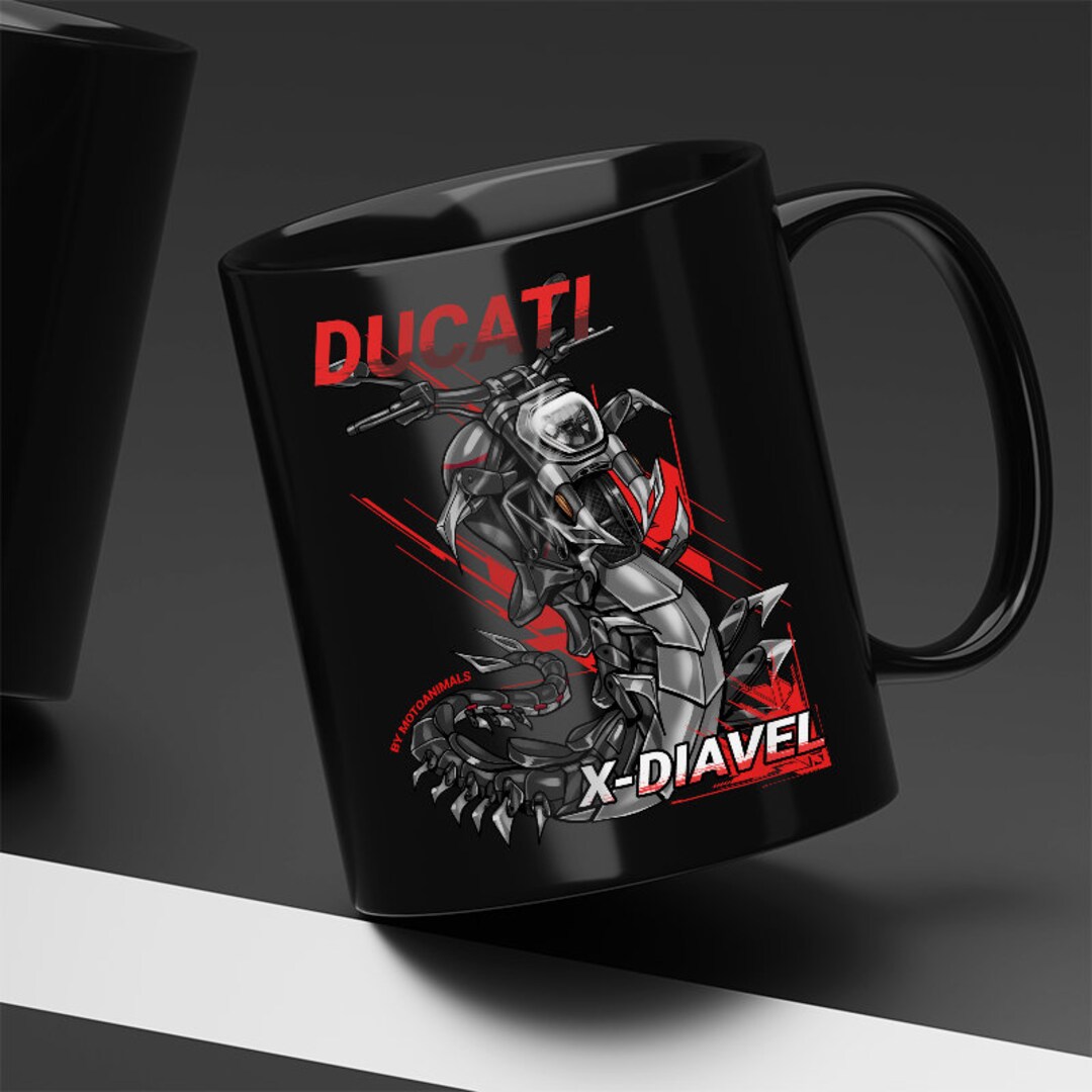 Ducati Mug Inspired by Ducati Xdiavel Motorcycle, Motorcycle Coffee Mug ...