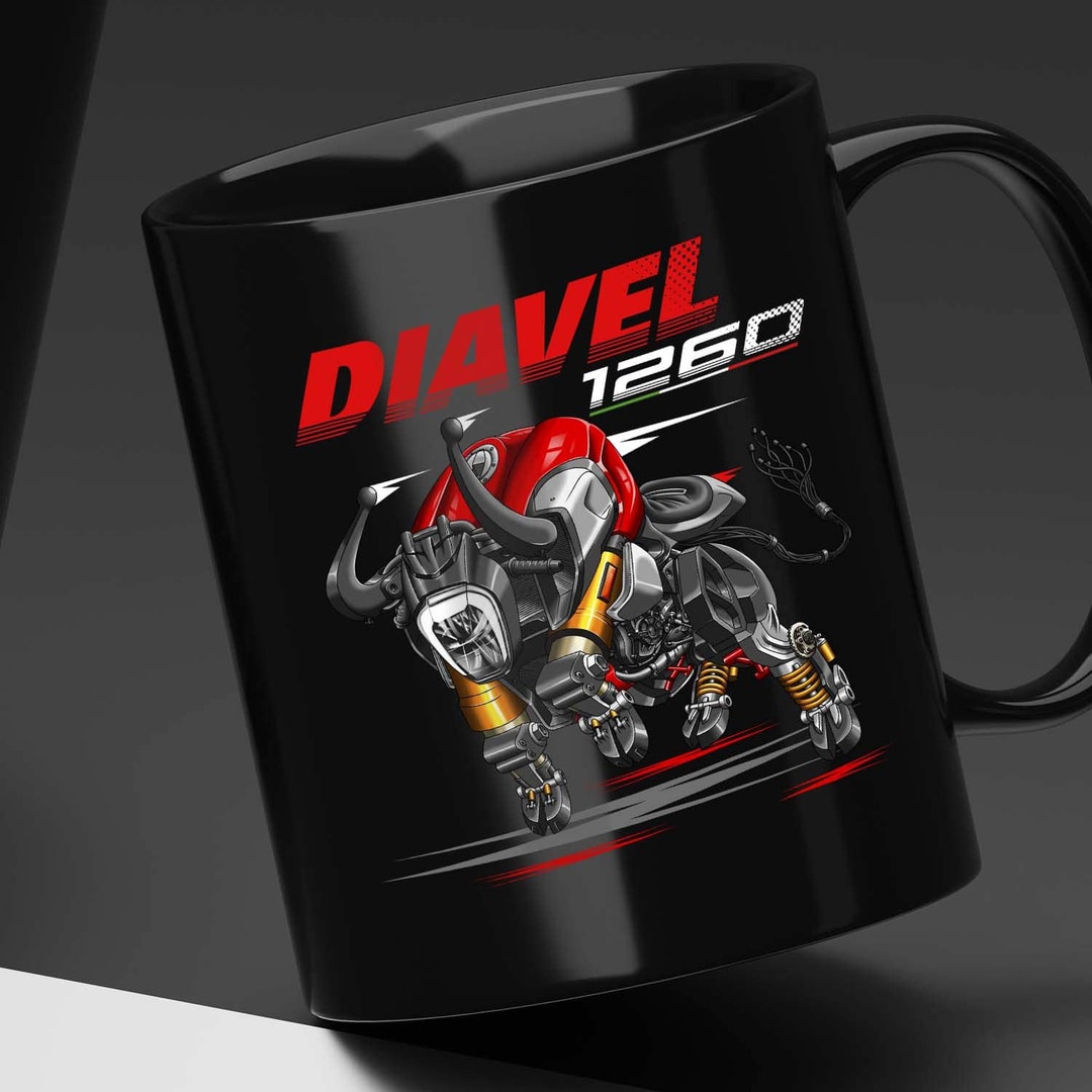 Ducati Mug Inspired by Ducati Diavel 1260 Motorcycle, Our Coffee Mug ...