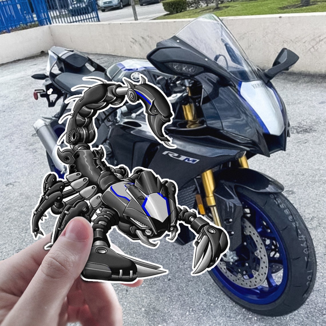 Motorcycle Stickers for Yamaha YZF R1 Set of 3 Kiss-cut Vinyl Decals - Etsy