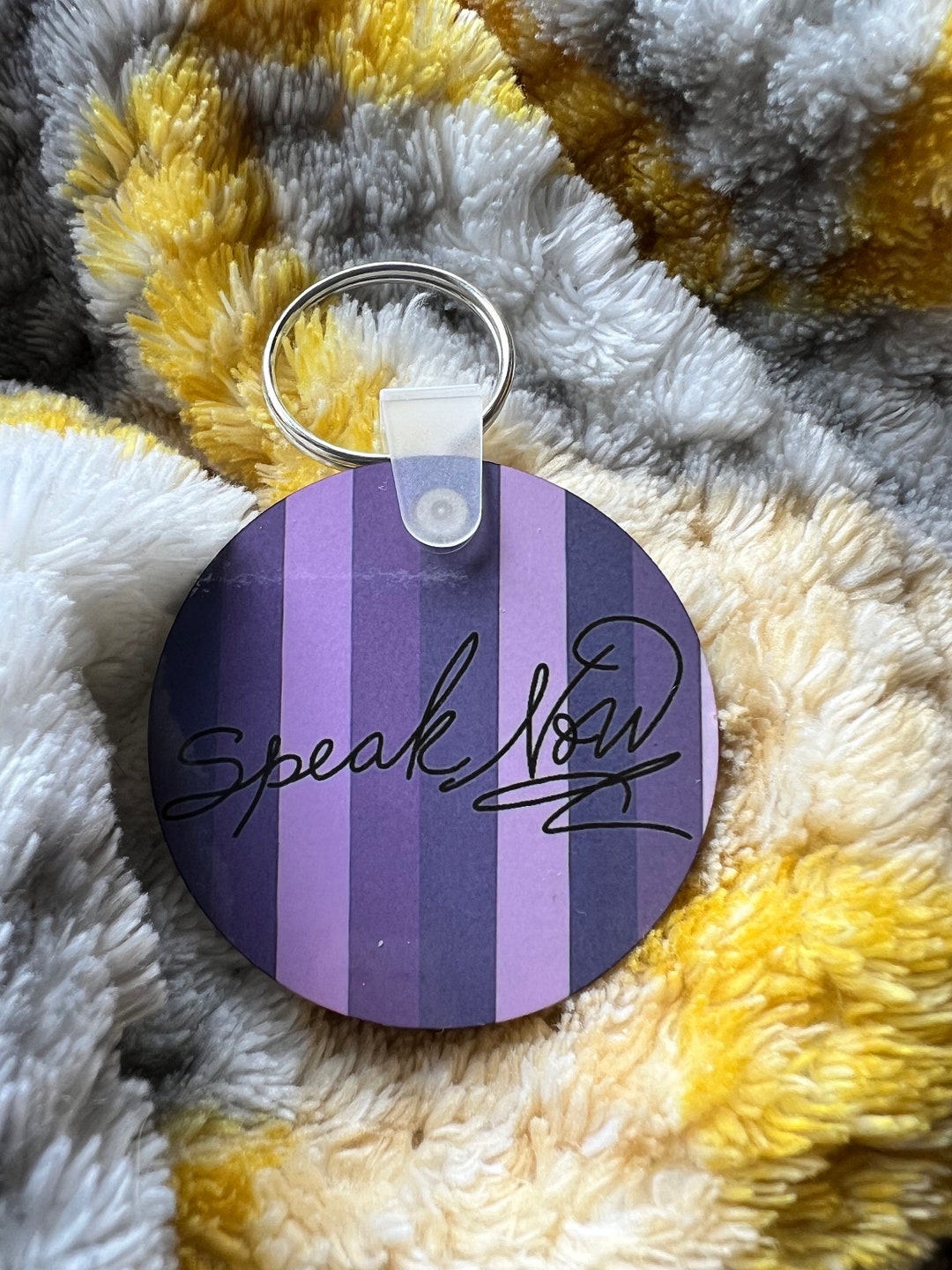 Taylor Swift the Eras Tour Keyring Keychain Speak Now Version - Etsy