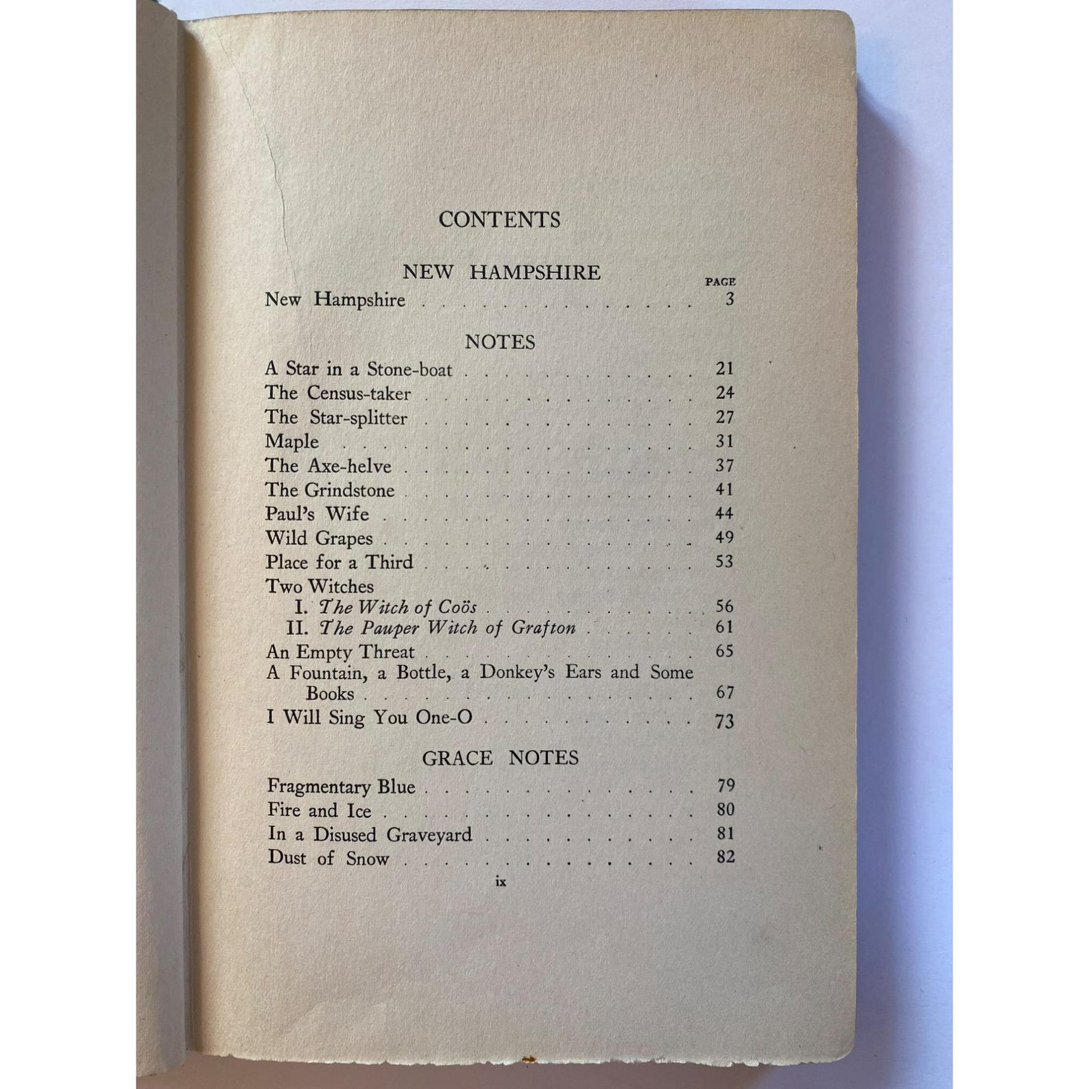Robert Frost new Hampshire Poetry 1st Edition 3rd Printing 1924 Ex ...