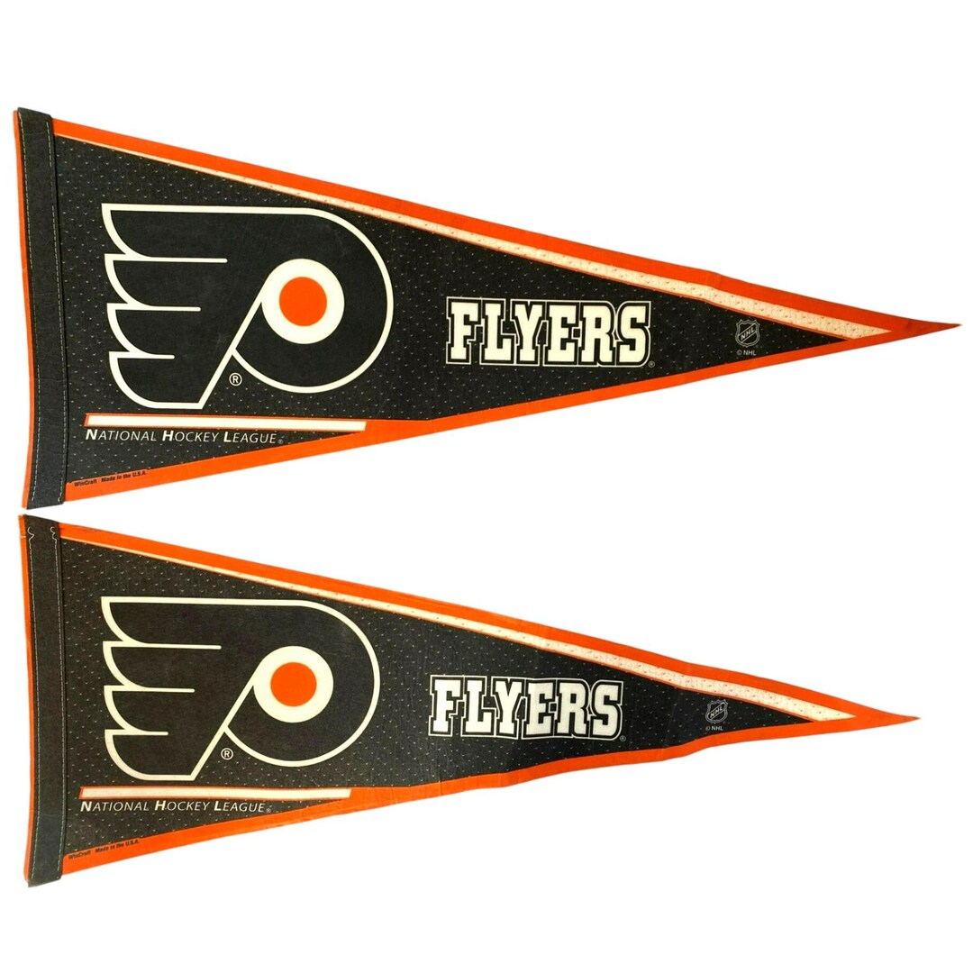 Vintage Flyers Pennant NHL National Hockey League Wincraft TWO Souvenir ...