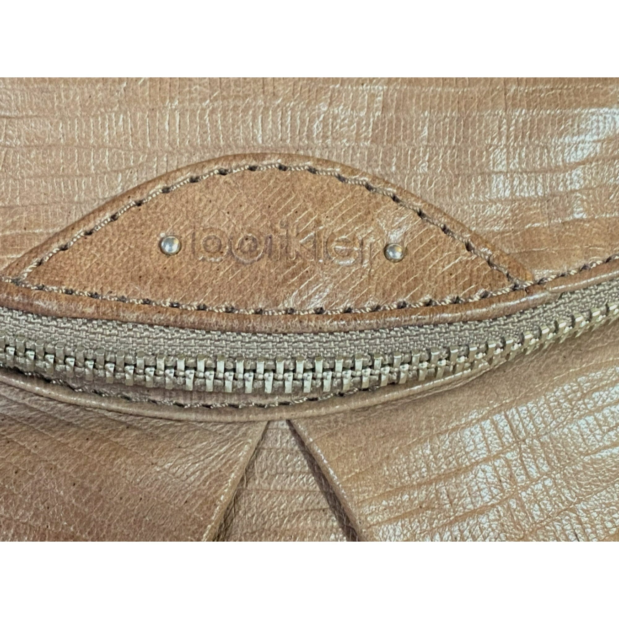 Vintage Botkier Morgan Brown Tan Leather Shoulder Bag Satchel Medium ...