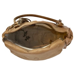 Vintage Botkier Morgan Brown Tan Leather Shoulder Bag Satchel Medium ...