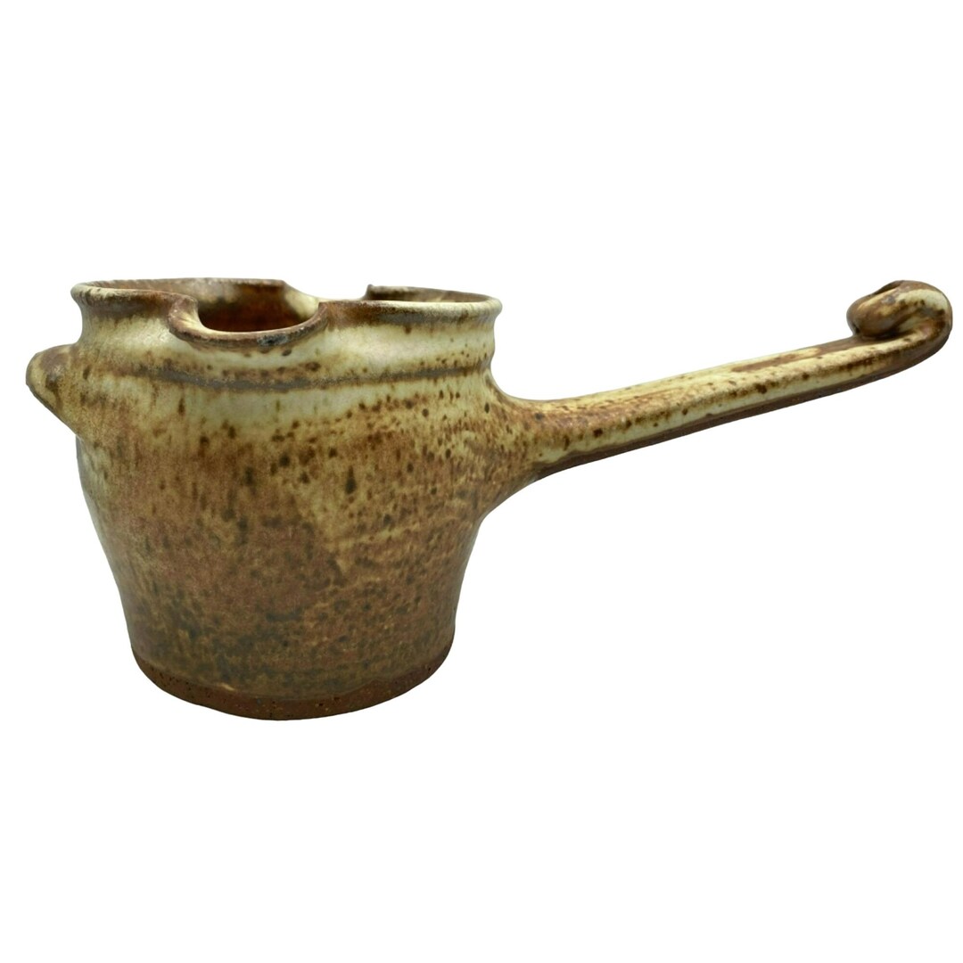 Terry Silverman Flameware Pottery Spouted Butter Warmer Fitzwilliam NH ...