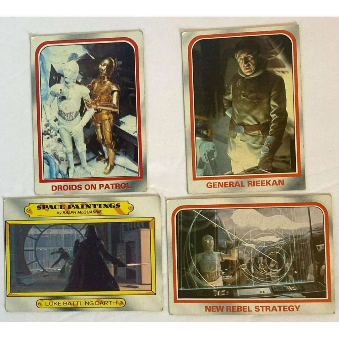 Star Wars Empire Strikes Back 1980 Vintage Trading Cards C-3PO Luke ...