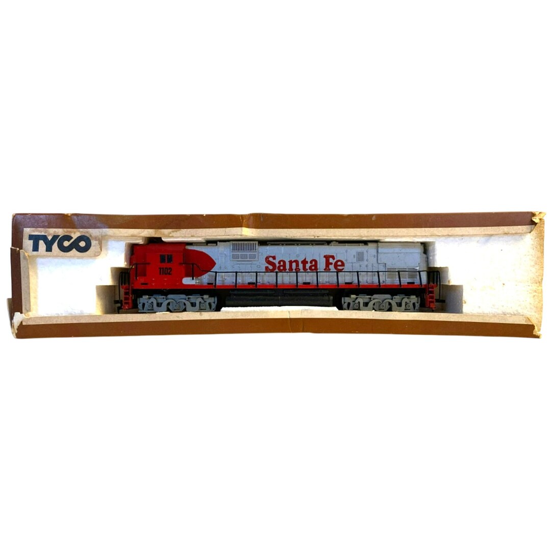 Vintage Tyco Santa Fe Railroad Engine 4301 Electric Train HO Scale - Etsy