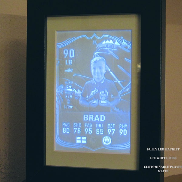 Personalised Fifa Stats Card - Etsy