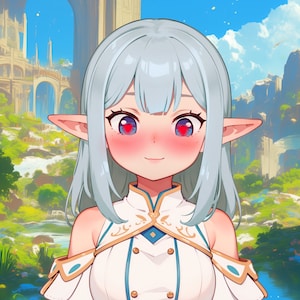 Ready to Use Vtuber, Elf Girl Girl / Premade & Presetup Model, Ready ...