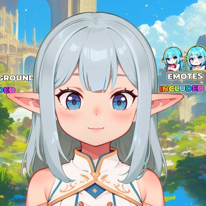 Ready to Use Vtuber, Elf Girl Girl / Premade & Presetup Model, Ready ...
