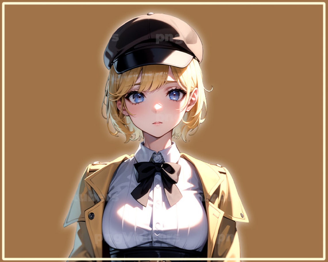 Pngtuber Detective Girl 2d Vtuber / Premade & Presetup Model - Etsy