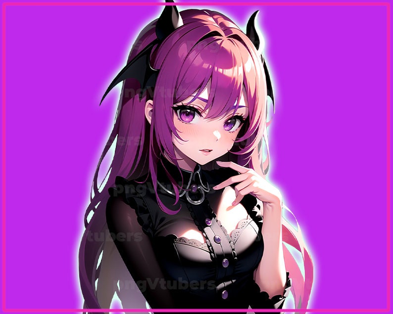 PngTuber Succubus Girl Color PACK Vtuber / Modelo - Etsy México