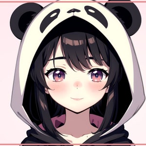 Fertig für Vtuber, Panda Girl Vtuber / Vorgefertigtes und Presetup ...
