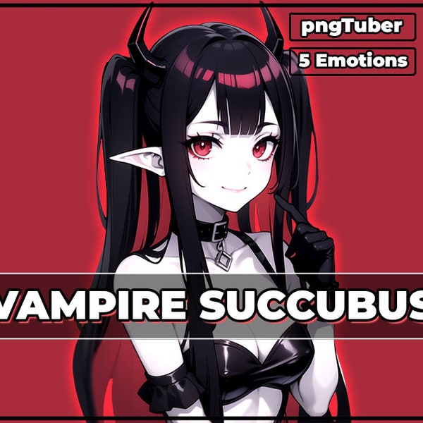 Red Vampire Succubus Png Tuber - Etsy