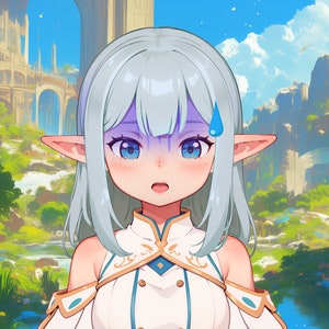 Ready to Use Vtuber, Elf Girl Girl / Premade & Presetup Model, Ready ...