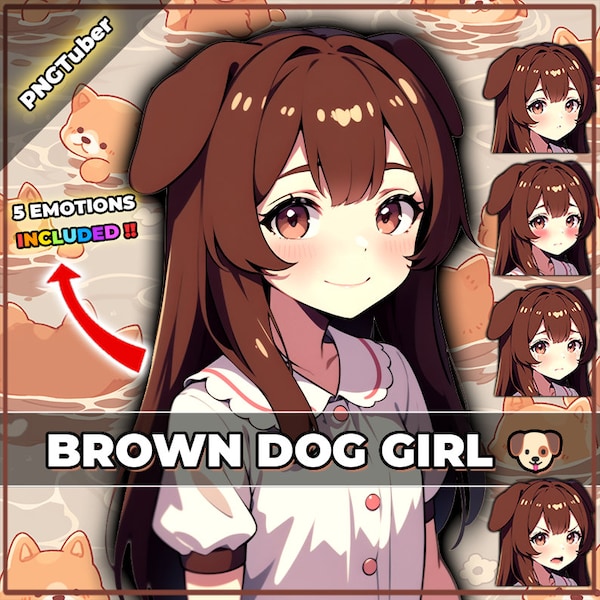 Dog Girl Vtuber Model - Etsy UK