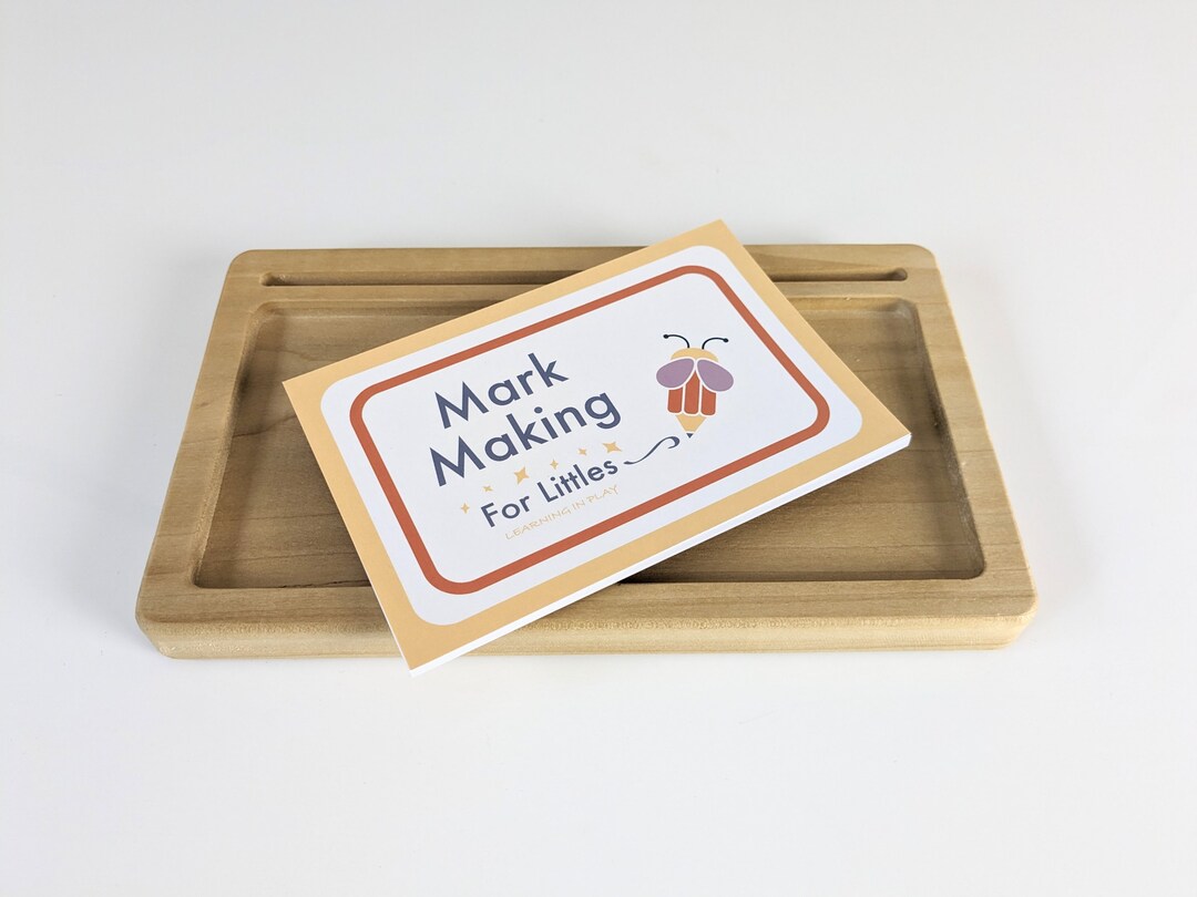 Learning Bundle Montessori Style Wooden Learning Tray and Pre-writing ...
